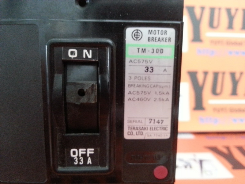 TERASKI TM-30D MOTOR BREAKER - PLC DCS SERVO Control MOTOR POWER SUPPLY ...