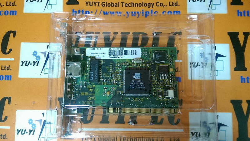 3COM 3C905C-TX-M ETHERLINK10/100 PCI NIC CARD - 裕益科技自動化設備可程式編碼器PLC分散式控制 ...