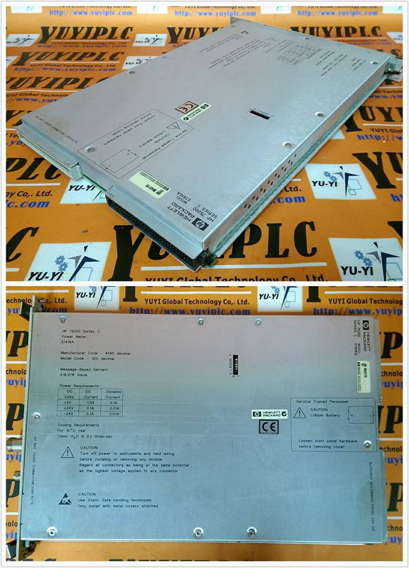 HP E1416A POWER METER MODULE FOR 75000 SERIES C - 裕益科技自動化設備可程式編碼器PLC分散式 ...