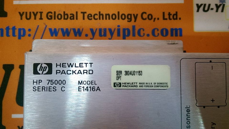 HP E1416A POWER METER MODULE FOR 75000 SERIES C - 裕益科技自動化設備可程式編碼器PLC分散式 ...