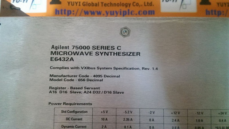 HP E6432A MICROWAVE SYNTHESIZER 10MHz TO 20 GHz - 裕益科技自動化設備可程式編碼器PLC分散式 ...