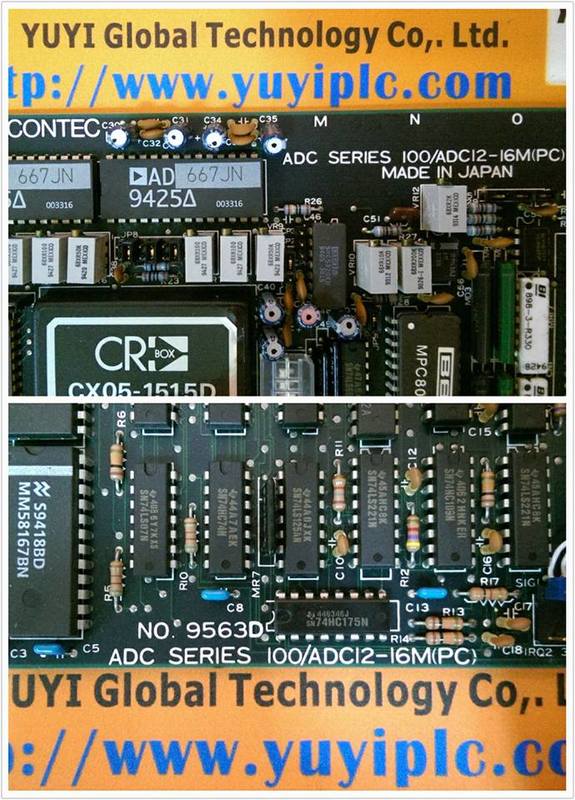 CONTEC ADC SERIES 100/ADC12-16M(PC) NO. 9563D - 裕益科技自動化設備可程式編碼器PLC分散式控制 ...