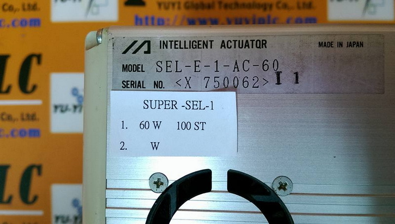IAI SEL-E-1-AC-60 SUPER-SEL-1 CONTROLLER - PLC DCS SERVO Control MOTOR ...