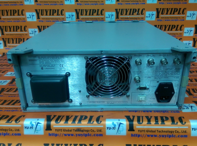 HP 89441A US39312155 RF SECTION - 裕益科技自動化設備可程式編碼器PLC分散式控制系統DCS