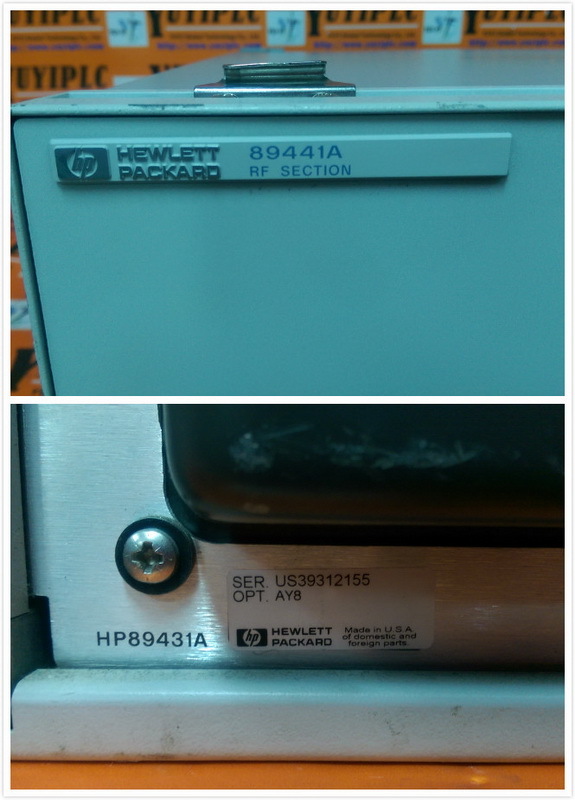HP 89441A US39312155 RF SECTION - 裕益科技自動化設備可程式編碼器PLC分散式控制系統DCS