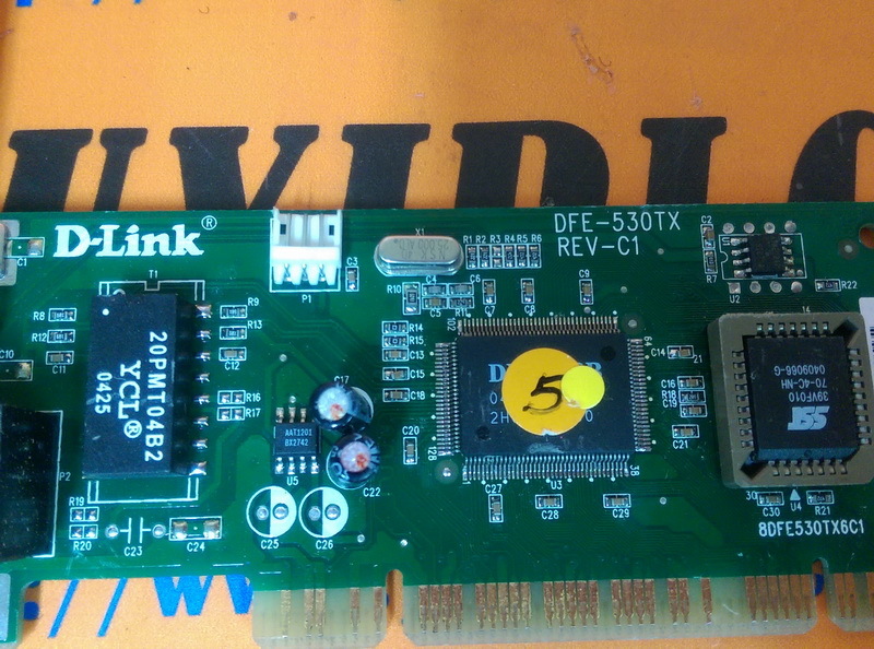 D-LINK DFE-530TX REV-C1 PCI Network Card - PLC DCS SERVO Control MOTOR ...