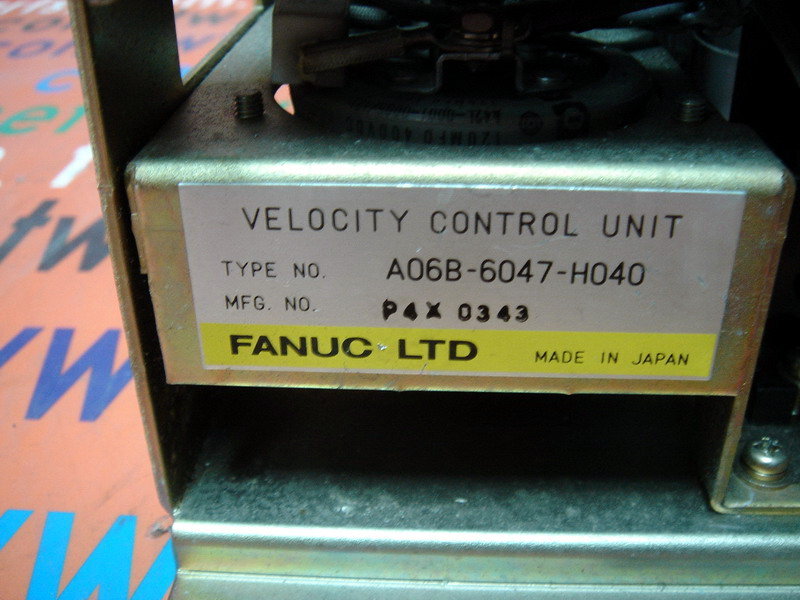 FANUC A06B-6047-H040 DC SERVO DRIVE - 裕益科技自動化設備可程式編碼器PLC分散式控制系統DCS