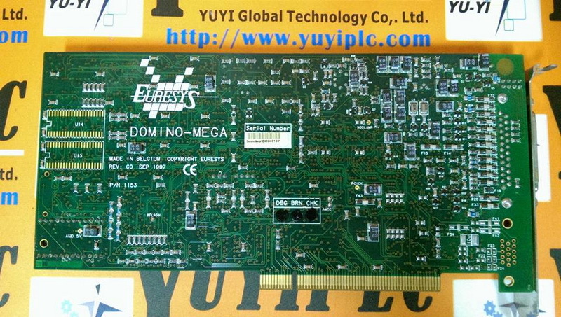 EURESYS DOMINO-MEGA P/N 1153 PCB BOARD - PLC DCS SERVO Control MOTOR ...