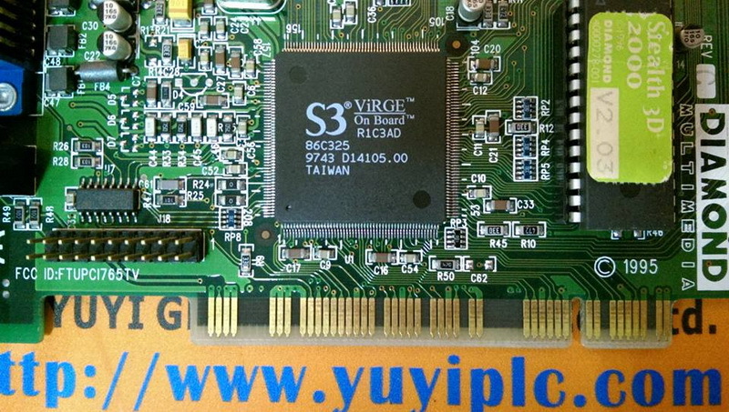 DIAMOND MUITIMEDIA S3 VISION FTUPCI765TV VIDEO CARD - 裕益科技自動化設備可程式編碼器 ...