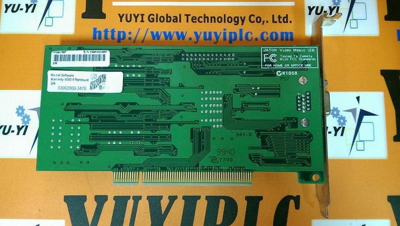 JATON 8258A/V8 VIDEO MAGIC 128 PCI VIDEO CARD - PLC DCS SERVO Control ...