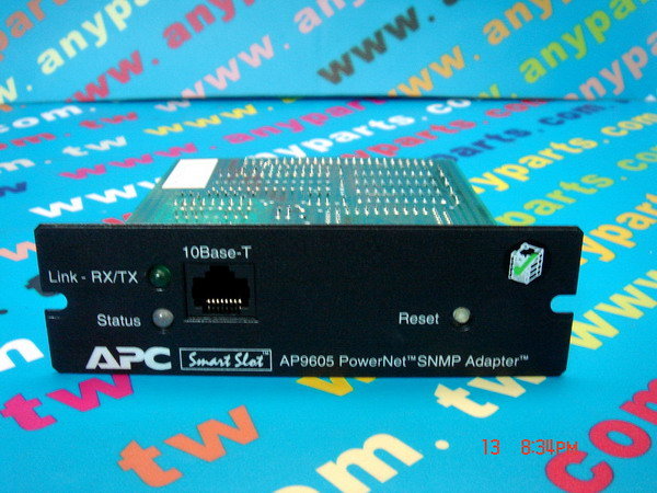 APC網路卡AP9605 PowerNet snmp Adapter - 裕益科技自動化設備可程式編碼器PLC分散式控制系統DCS