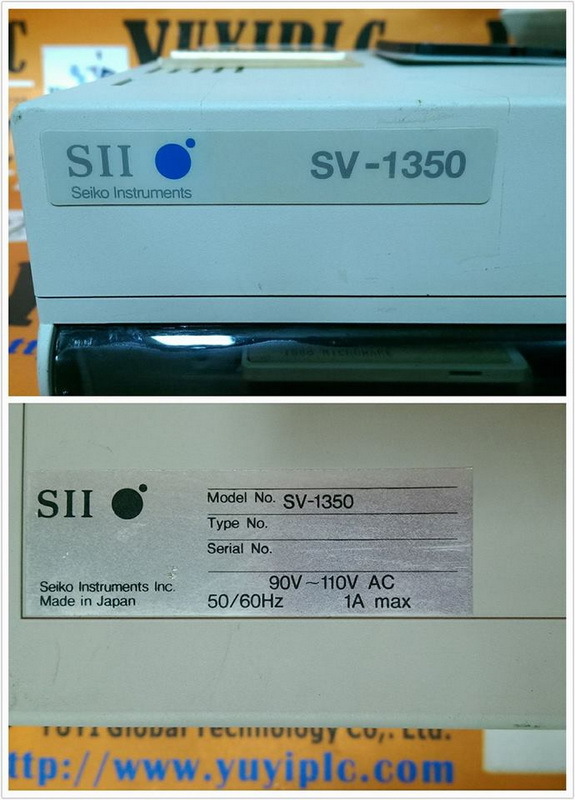 SEIKO INSTRUMENTS SV-1350 - PLC DCS SERVO Control MOTOR POWER SUPPLY ...
