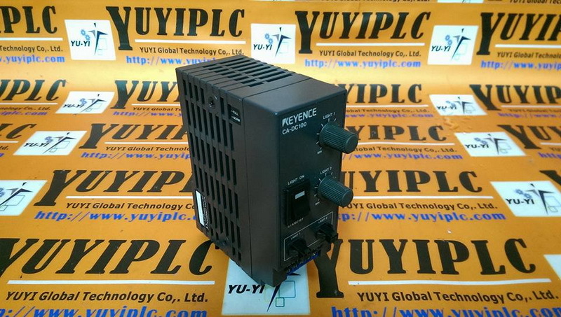 KEYENCE CA-DC100 LIGHT CONTROLLER - PLC DCS SERVO Control MOTOR POWER ...