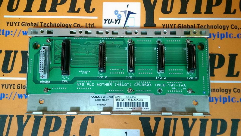 SAMSUNG CPL9504 N-70 PLC 4SLOT BASE UNIT - 裕益科技自動化設備可程式編碼器PLC分散式控制系統DCS