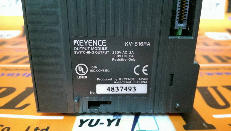 KEYENCE PLC KV-B16RA OUTPUT MODULE - PLC DCS SERVO Control MOTOR POWER ...