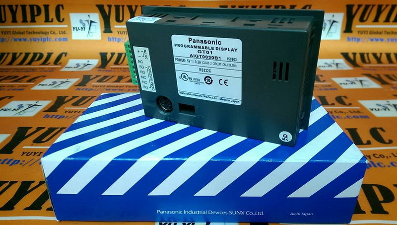 PANASONIC GT01 AIGT0030B1 PLC DISPLAY - PLC DCS SERVO Control MOTOR ...