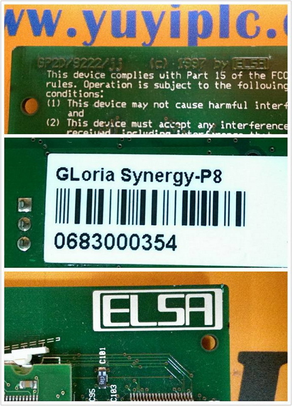 ELSA GP2D/9222/JJ PCI VIDEO CARD - PLC DCS SERVO Control MOTOR POWER ...