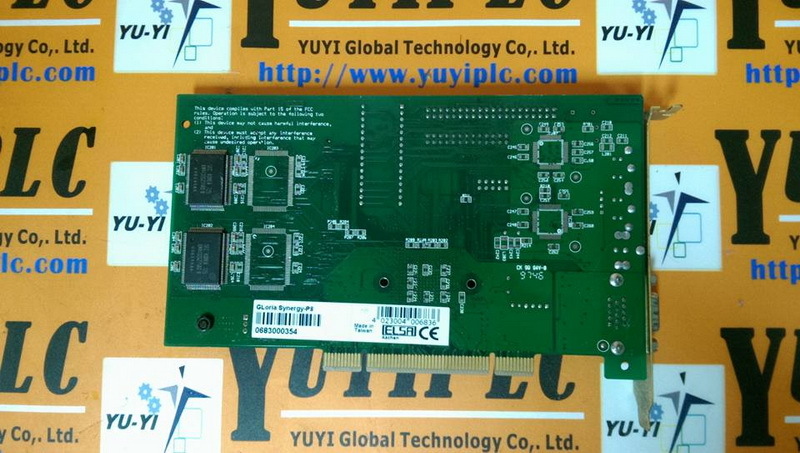 ELSA GLORIA SYNERGY-P8 PCI VIDEO CARD - PLC DCS SERVO Control MOTOR ...