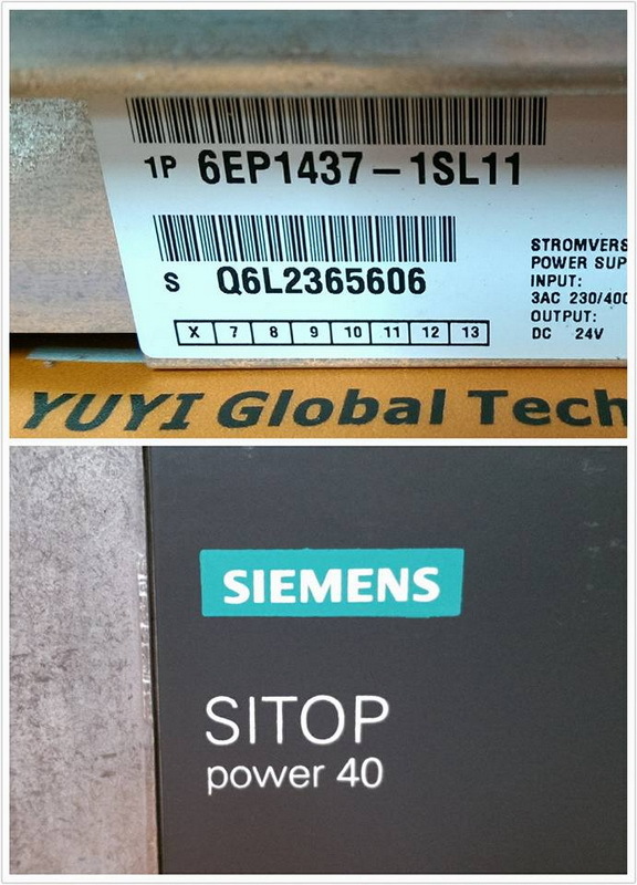 SIEMENS SITOP POWER 40 6EP1437-1SL11 POWER SUPPLY - 裕益科技自動化設備可程式編碼器PLC ...