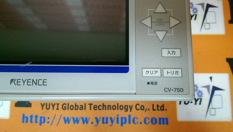 KEYENCE CV-750 OPERATOR INTERFACE PANEL - PLC DCS SERVO Control MOTOR ...