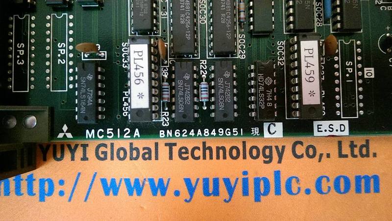 MITSUBISHI MC512 / MC512A BOARD - 裕益科技自動化設備可程式編碼器PLC分散式控制系統DCS