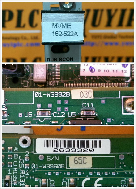 MOTOROLA MVME-162-552A / 01-W3960B 65C / 01-W3992B 03C - 裕益科技自動化設備可程式 ...