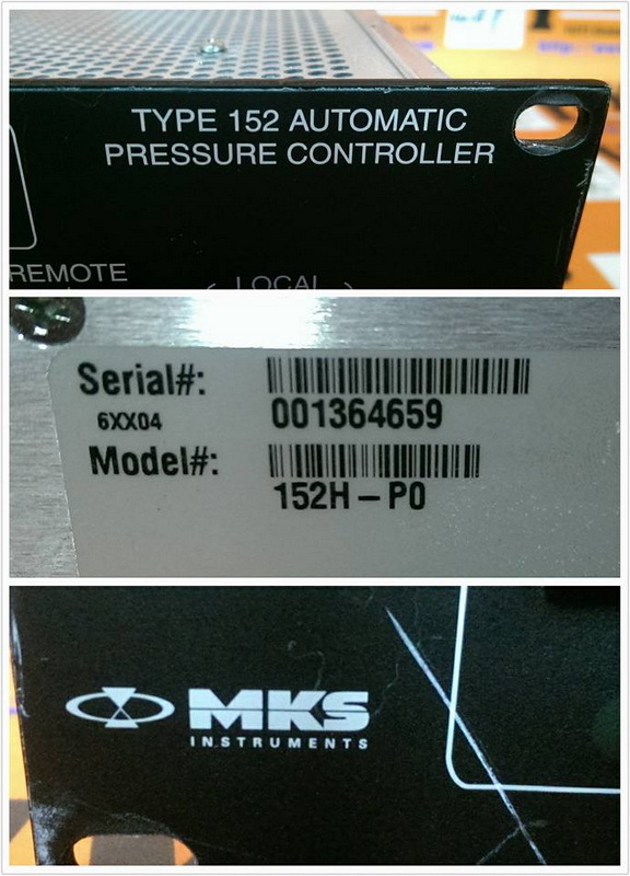 MKS 152H-P0 TYPE 152 AUTOMATIC PRESURE CONTROLLER - 裕益科技自動化設備可程式編碼器PLC ...