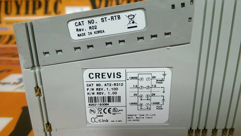 CREVIS REMOTE I/O AT2-R312 RTB CC-LINK SOURCE INPUT 32 - PLC DCS SERVO ...
