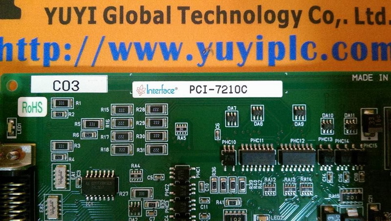 INTERFACE PCI-7210C 4 AXIAL INSULATOR PULSE MOTION CONTROL CARD - PLC ...