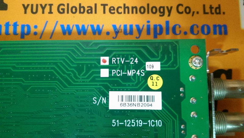 ADLINK RTV-24 4-CH PCI REAL-TIME VIDEO CAPTURE CARD - PLC DCS SERVO ...