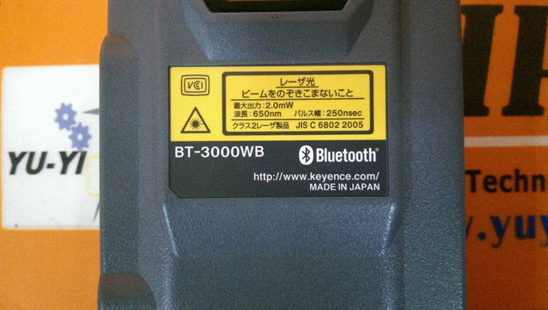KEYENCE BT-3000WB HANDHELD TERMINAL - 裕益科技自動化設備可程式編碼器PLC分散式控制系統DCS