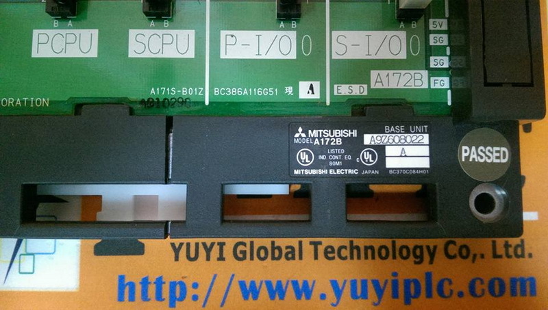 MITSUBISHI A172B BASE UNIT - PLC DCS SERVO Control MOTOR POWER SUPPLY ...