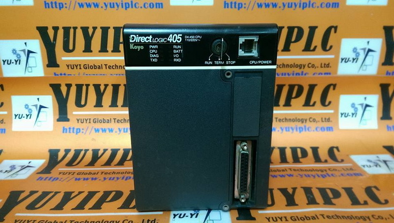 KOYO DIRECT LOGIC 405 D4-450 CPU MODULE - 裕益科技自動化設備可程式編碼器PLC分散式控制系統DCS