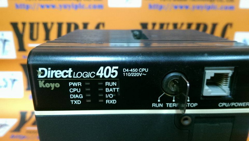 KOYO DIRECT LOGIC 405 D4-450 CPU MODULE - 裕益科技自動化設備可程式編碼器PLC分散式控制系統DCS