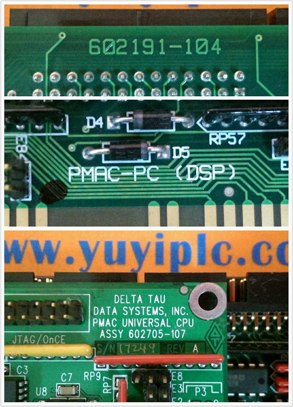DELTA TAU PMAC-PC 602191-104 & ASSY 602705-107 PMAC - PLC DCS SERVO ...