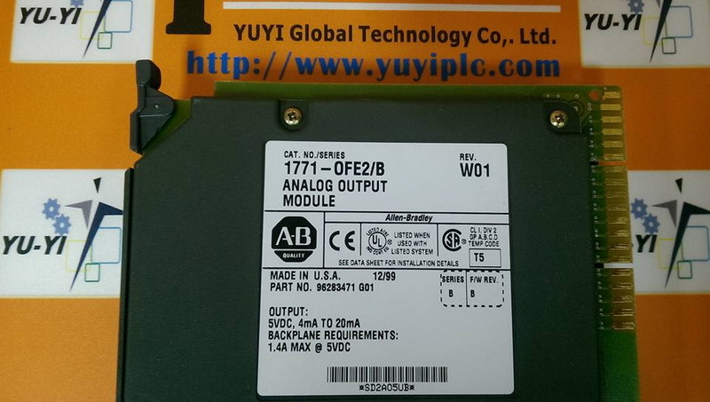 A-B 1771-OFE2/B ANALOG OUTPUT MODULE - 裕益科技自動化設備可程式編碼器PLC分散式控制系統DCS