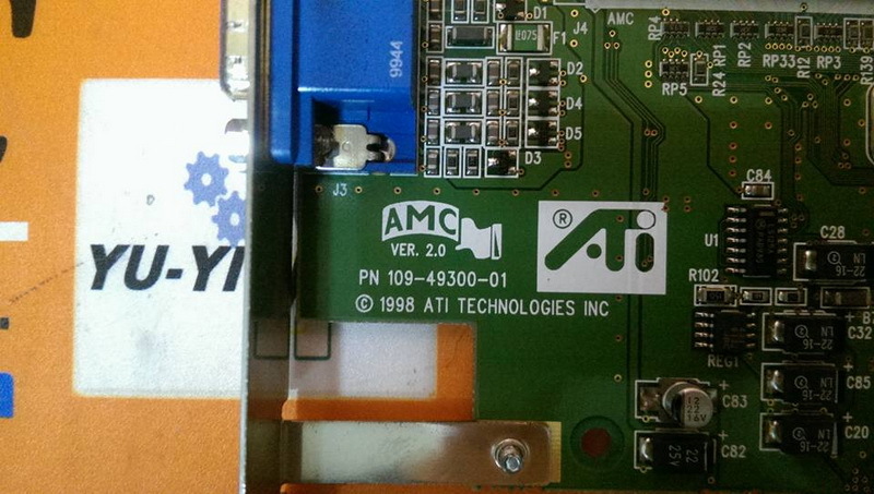 AMC ATI TECHNOLOGIES 109-49300-01 VIDEO CARD - PLC DCS SERVO Control ...