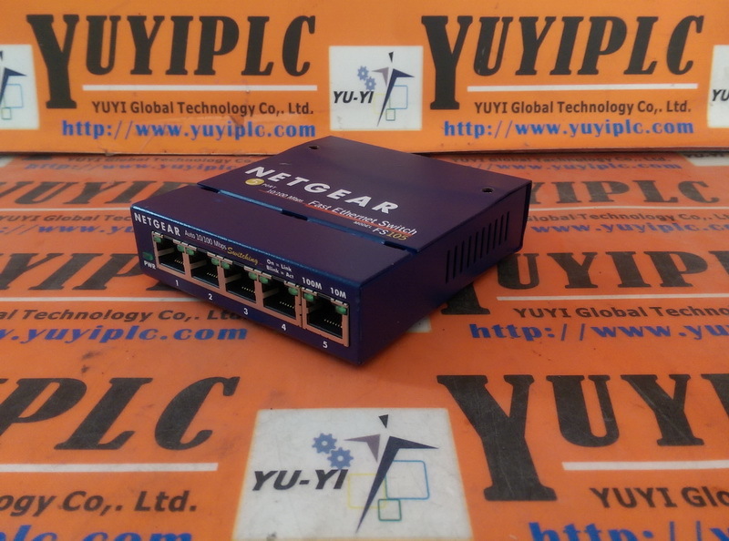 NETGEAR FS105 5 Port 10/100 Mbps Fast Ethernet Switch - 裕益科技自動化設備可程式編碼器 ...