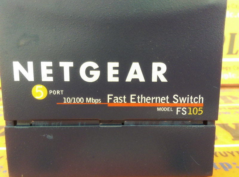 NETGEAR FS105 5 Port 10/100 Mbps Fast Ethernet Switch - 裕益科技自動化設備可程式編碼器 ...