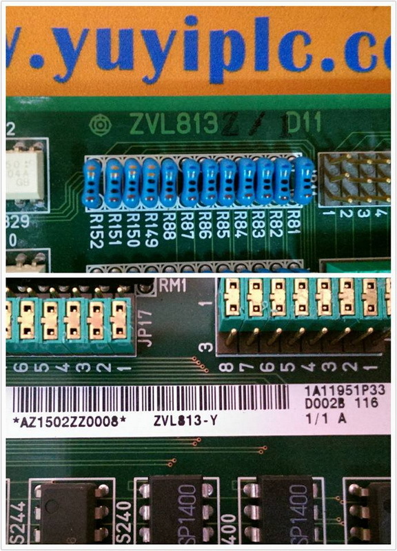 HITACHI ZVL813-Y BOARD - 裕益科技自動化設備可程式編碼器PLC分散式控制系統DCS