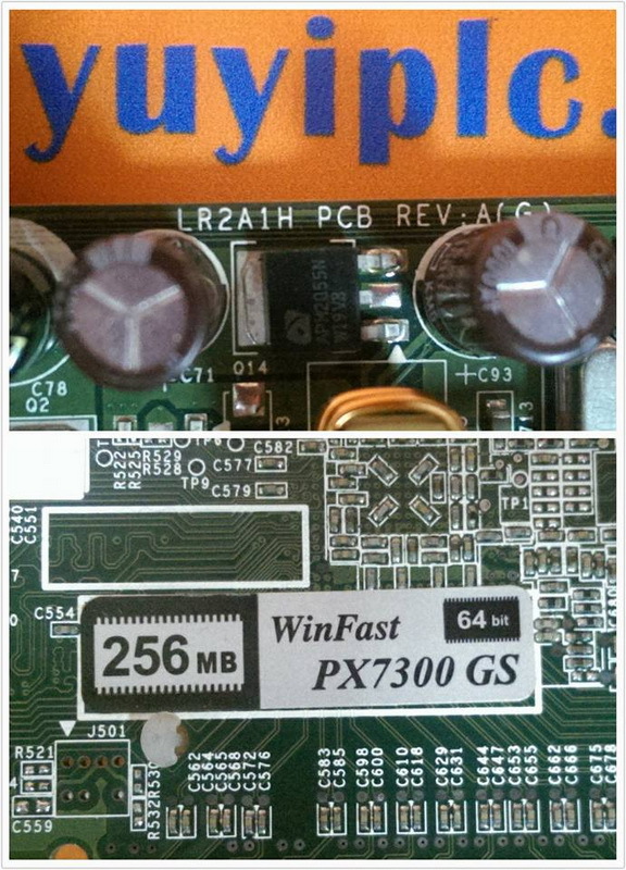 LEADTEK WINFAST 7300GS PCI EXPRES LR2A1H PCB REV.A(G) - PLC DCS SERVO ...