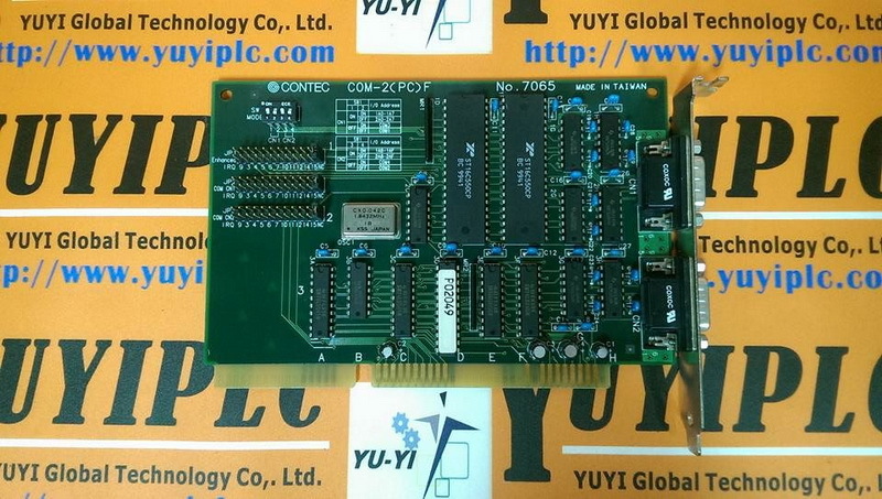 CONTEC COM-2(PC)F 2Ch RS-232C SERIAL I/O BOARD FOR ISA - 裕益科技自動化設備可程式 ...