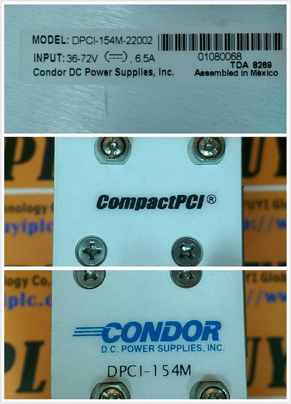 CONDOR DPCI-154M / DPCI-154M-22002 POWER SUPPLY - 裕益科技自動化設備可程式編碼器PLC分散式 ...