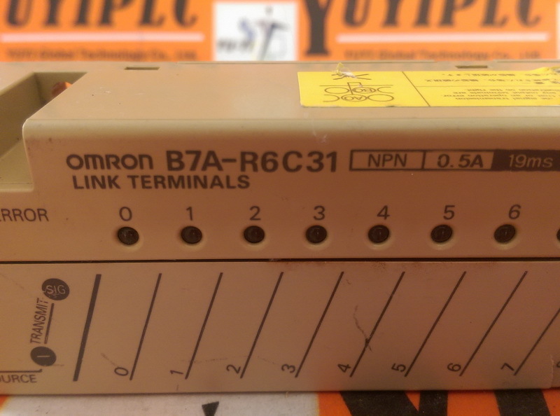 OMRON B7A-R6C31 LINK TERMINALS - PLC DCS SERVO Control MOTOR POWER ...