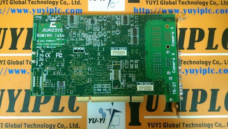 EURESYS DOMINO ALPHA 2 CAMERA X/Y BOARD 1162_A3_1 - PLC DCS SERVO ...