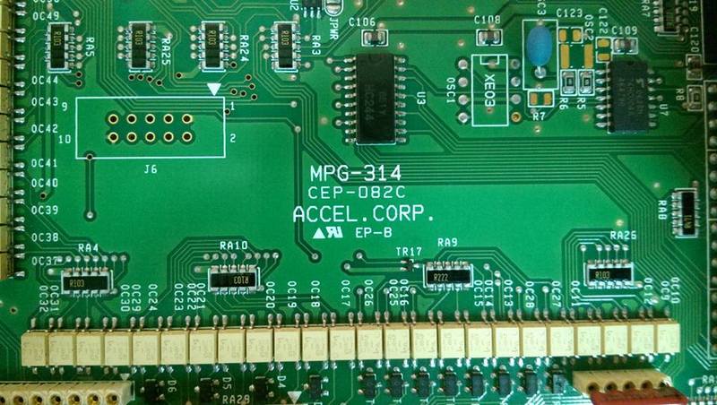 ACCEL. CORP. PCB PG BOARD MPG-314 CEP-082C - 裕益科技自動化設備可程式編碼器PLC分散式控制系統DCS