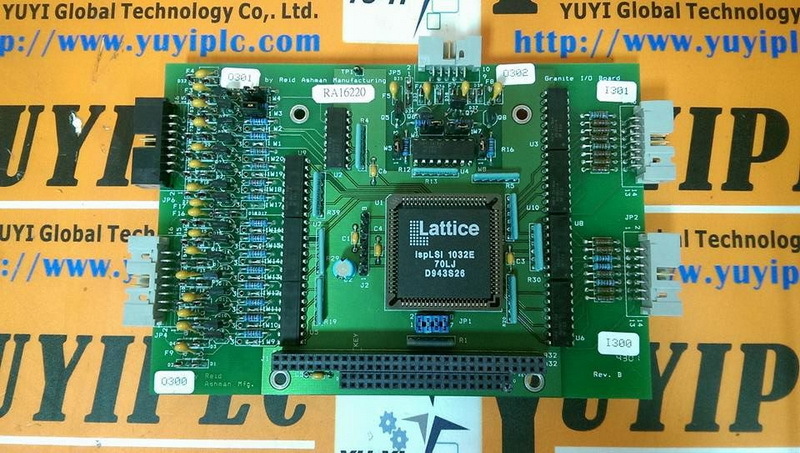 REID ASHMAN MANUFACTURING RA16220 GRANITE I/O BOARD - 裕益科技自動化設備可程式編碼器 ...