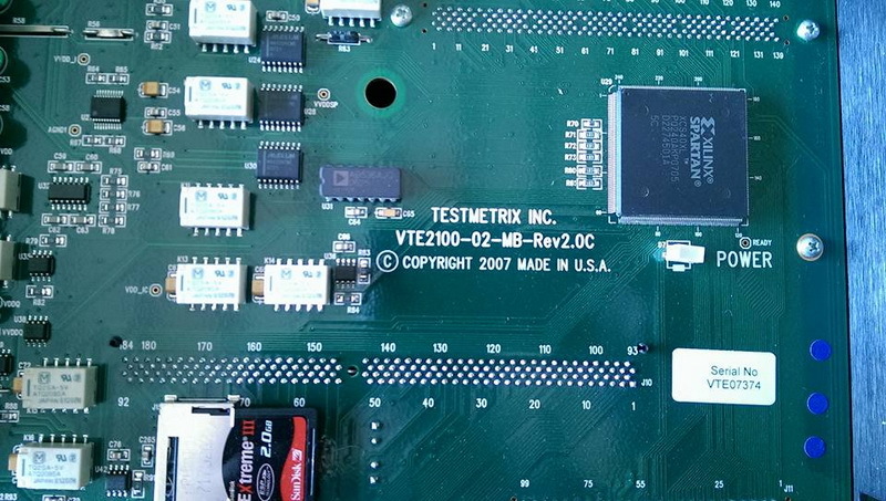 TESTMETRIX VTE2100-02-MB REV2.0C SD/MMC/CF CARD - PLC DCS SERVO Control ...