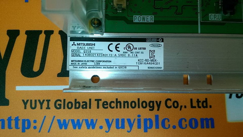 MITSUBISHI Q35B BASE UNIT - 裕益科技自動化設備可程式編碼器PLC分散式控制系統DCS