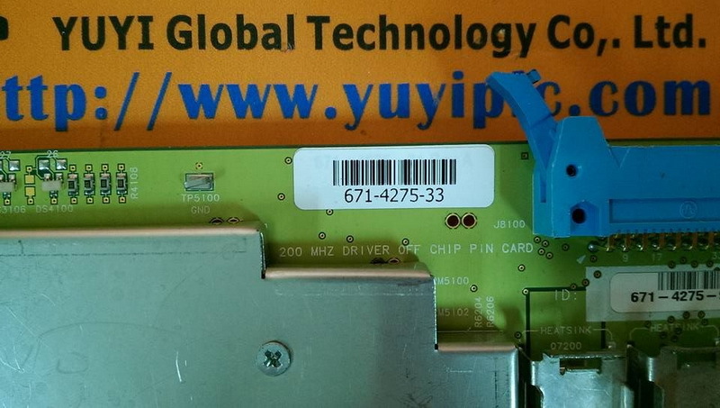 CREDENCE 671-4275-33 200MHz DRIVER OFF CHIP PIN CARD - 裕益科技自動化設備可程式編碼器 ...